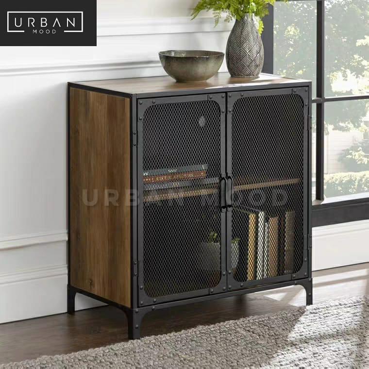 (Clearance) JOCK Industrial Metal TV Cabinet – Wholesale Italy Furniture
